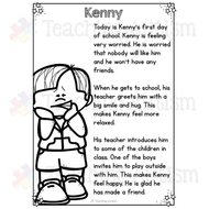 Feelings Reading Comprehension Passages and Questions | Teaching Resources