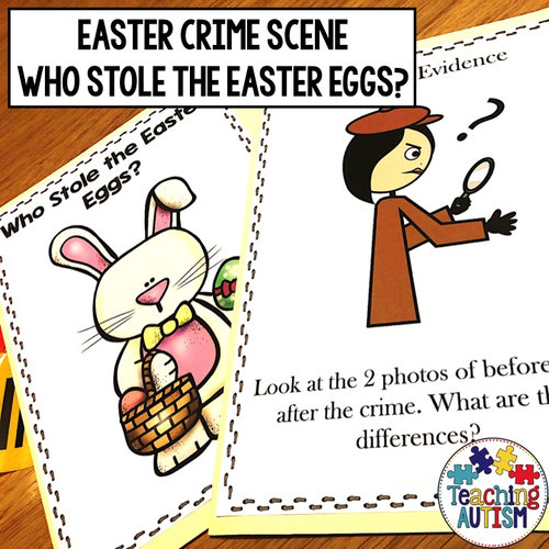 Who Stole the Easter Eggs? Easter Crime Scene | Teaching Resources