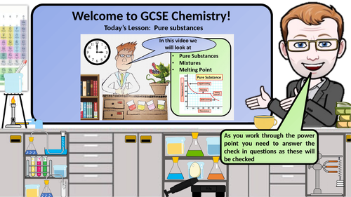 KS4 AQA GCSE Chemistry (Science) Pure Substances Lesson & Activities ...