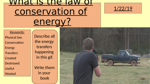Law of conservation of energy | Teaching Resources