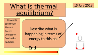 What is thermal equilibrium? | Teaching Resources