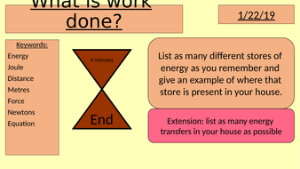 What is work done? | Teaching Resources