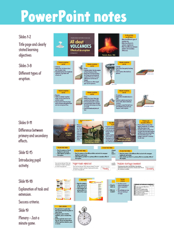 Volcanic eruptions - their effects (complete lesson) | Teaching Resources