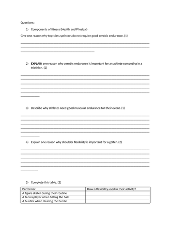 Unit 1 Revision Resources | Teaching Resources