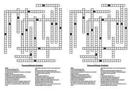 Selection & Evolution Crossword Puzzles (A-level Biology) | Teaching ...