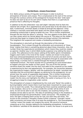 CCEA GCSE ENGLISH LITERATURE: The Study of 19th Century Unseen Prose ...