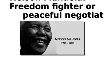 Nelson Mandela and the Fight against Apartheid | Teaching Resources