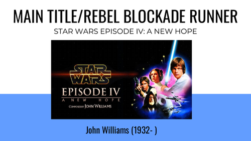 Star Wars Resources Edexcel Music GCSE | Teaching Resources