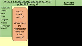Gravitational and kinetic energy transfers | Teaching Resources