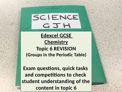 Edexcel GCSE Chemistry Topic 6 REVISION (Groups in the Periodic Table ...