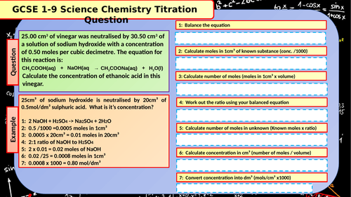 FREE KS4 GCSE Chemistry (Science) Titration Calculation Questions ... FREE KS4 GCSE Chemistry (Science) Titration Calculation Questions ...