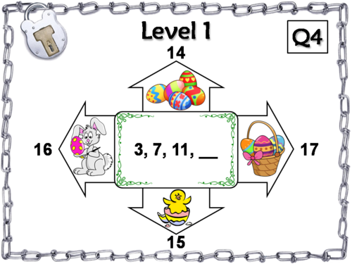Skip Counting by 2, 3, 4, 5, 10 Game: Easter Escape Room Math Activity ...