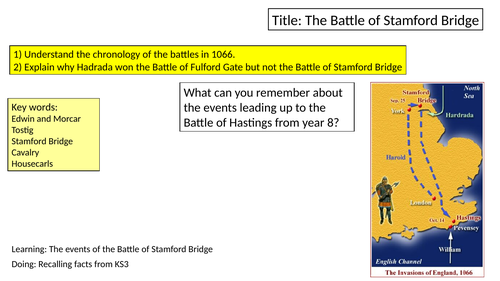 1.4 The Battle of Stamford Bridge | Teaching Resources