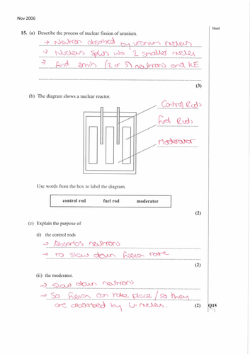 GCSE Physics - Fission reactions and nuclear power - Lesson 9 and 10 ...
