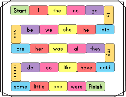 Tricky Words Board Games | Teaching Resources