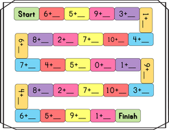 Number bonds to 10 Board Game by emmavgriffin | Teaching Resources