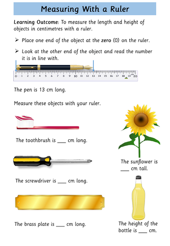 Length and Height - Year 1 - 28 Worksheets - White Rose Maths ...