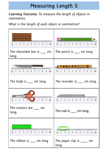 Length and Height - Year 1 - 28 Worksheets - White Rose Maths ...