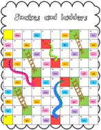Snakes and Ladders - Tricky words or normal | Teaching Resources