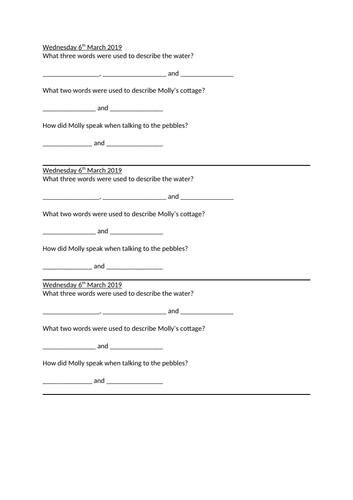 Year 5/6 Guided Reading - Private Peaceful (Michael Morpurgo ...