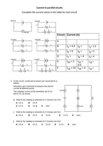 GCSE Physics - Parallel circuits: current and voltage - Circuits lesson ...