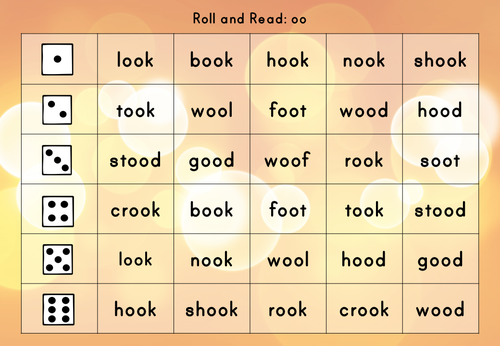 RWI Set 2 sound and CVCC Roll and read game board | Teaching Resources