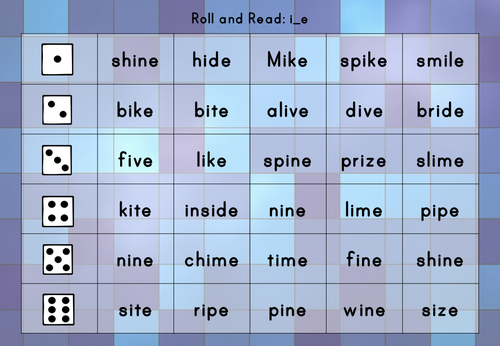 Read Write Inc (RWI) phonics set 3 sounds: Roll and Read/write colourful fun board games ...