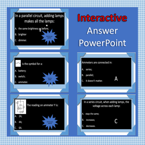 Current Electricity Game - Interactive Quiz KS3 | Teaching Resources