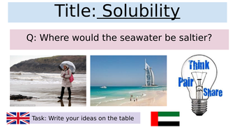 KS3 Solubility lesson | Teaching Resources