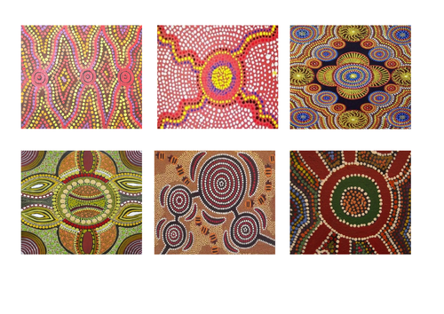 ART- aboriginal art unit of work for KS3, includes pupil workbooklet ...