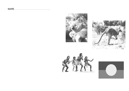 ART- aboriginal art unit of work for KS3, includes pupil workbooklet ...