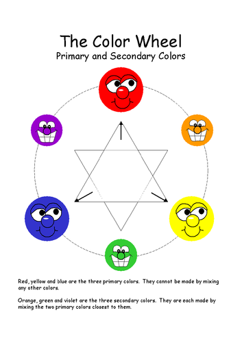 Art- colour theory worksheets | Teaching Resources
