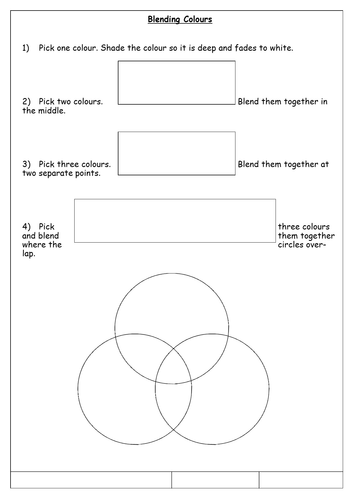 Art- colour theory worksheets | Teaching Resources