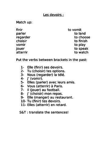 Studio 2 Rouge Module 1 Unit 5 Qu'est-ce que tu as fait hier soir ...