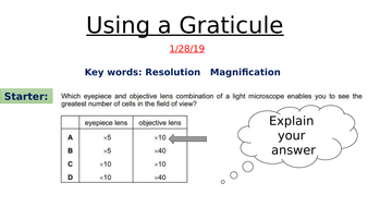 Edexcel I A Level Biology - Light Microcope unit and Core Practical ...