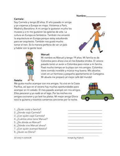 Spanish Intermediate Reading Bundle: Top 8 Lecturas at 40% off ...