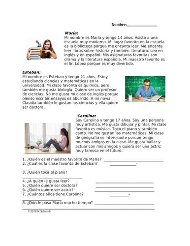 Spanish Beginner Readings: Top 5 Lecturas @ 35% off@ | Teaching Resources