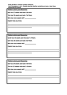 Year 1 Compare number sentences | Teaching Resources