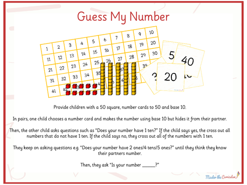 Year 1-Spring - Place Value within 50 - Week 1- White Rose Style ...