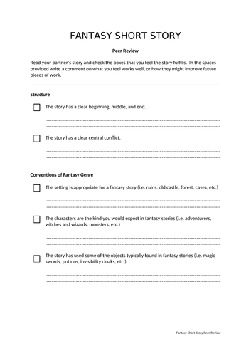KS3 Genre Study - Fantasy - The Forest of Doom | Teaching Resources