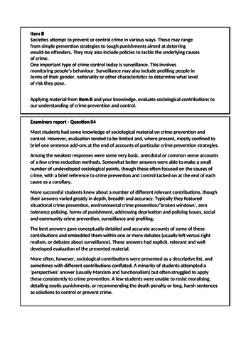 A-level Sociology Crime and Deviance bundle | Teaching Resources