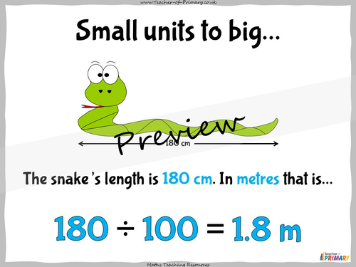 Converting Units - Year 6 Measurement | Teaching Resources