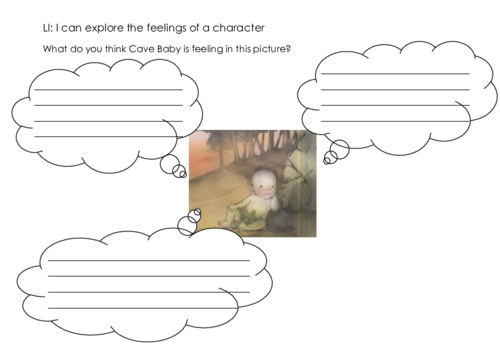 Cave Baby Reading activity | Teaching Resources