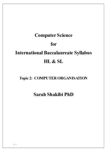 IB Computer Science Topic 2 | Teaching Resources