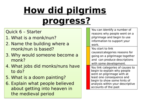 Pilgrimage | Teaching Resources