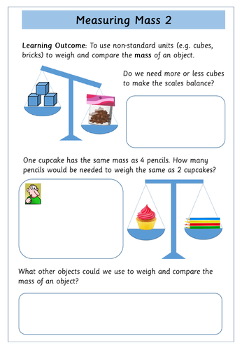 Weight and Mass - Year 1 - White Rose Maths | Teaching Resources