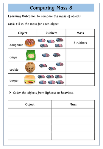 Weight and Mass - Year 1 - White Rose Maths | Teaching Resources
