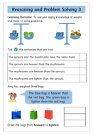 Weight and Mass - Year 1 - White Rose Maths | Teaching Resources