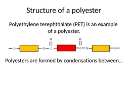 Condensation polymers | Teaching Resources