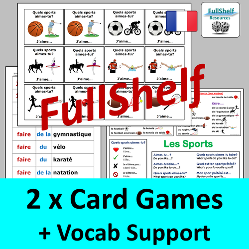 Le Sport (Sports in French) Games | Teaching Resources